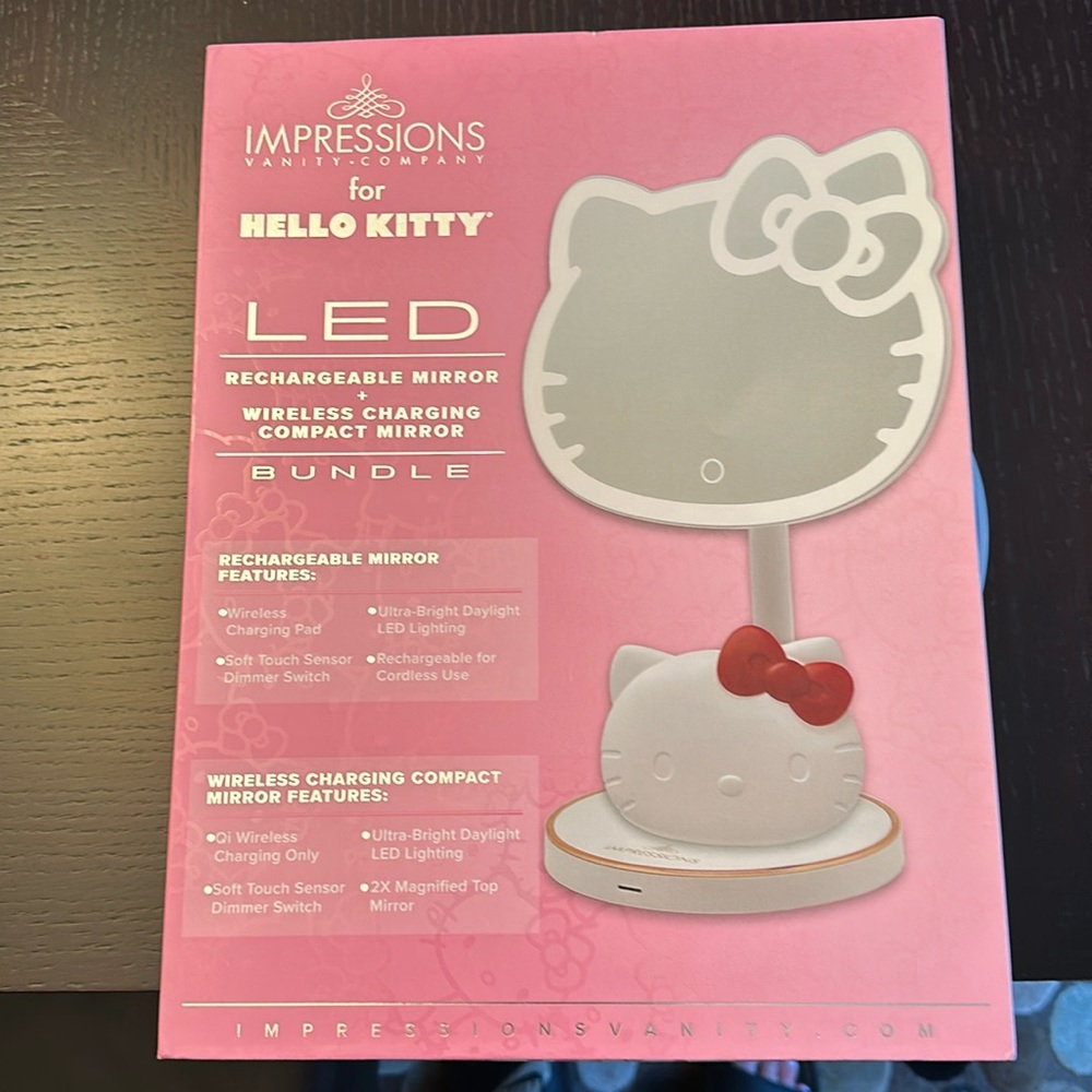 Hello Kitty Led Rechargeable Mirror - Gem